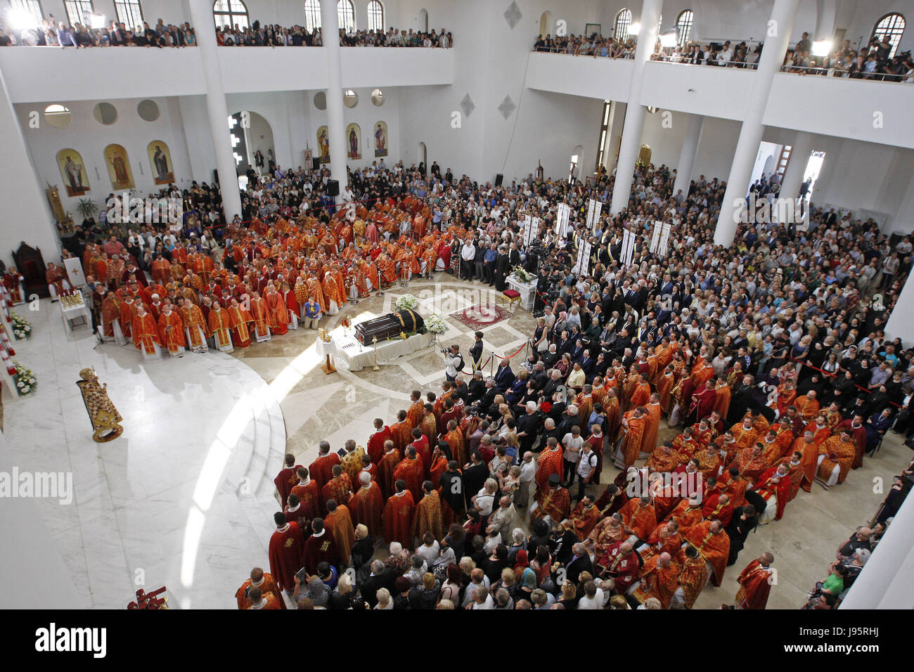 Kiev, Ukraine. 5th June, 2017. Greek Catholic believers attend the ...