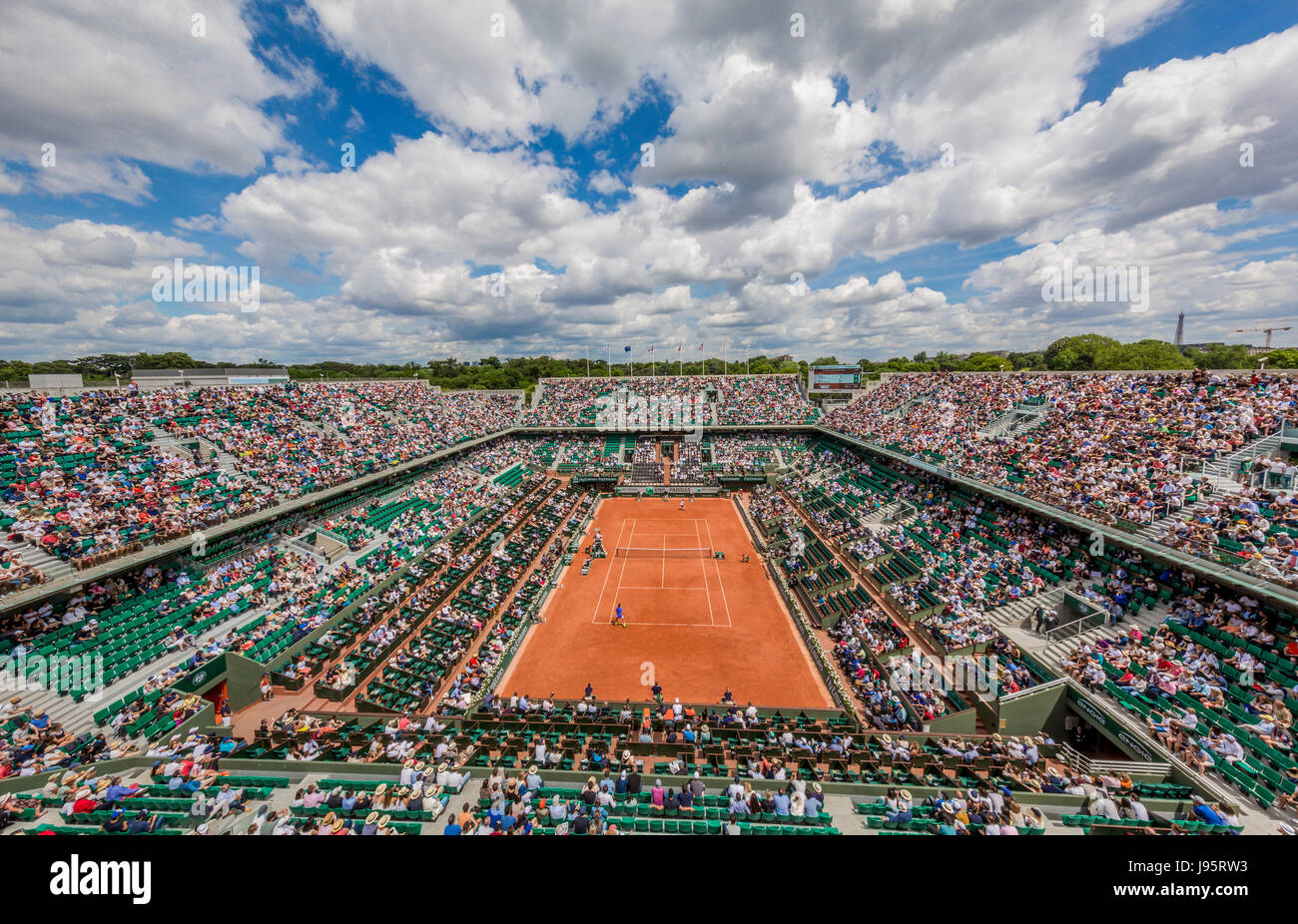 Clay tennis court french open hi-res stock photography and images - Alamy