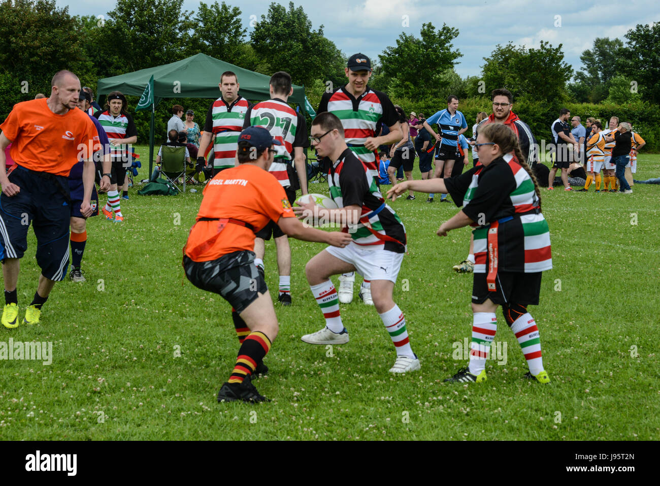 International SEN rugby tournament, Witney, UK 3rd June, 2017. Teams of ...
