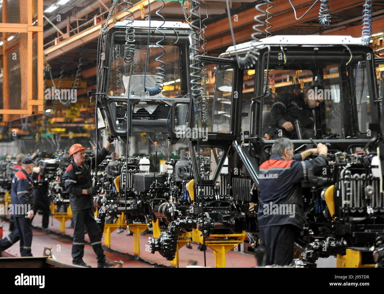 Tractor Assembly Line Stock Photos & Tractor Assembly Line Stock Images ...