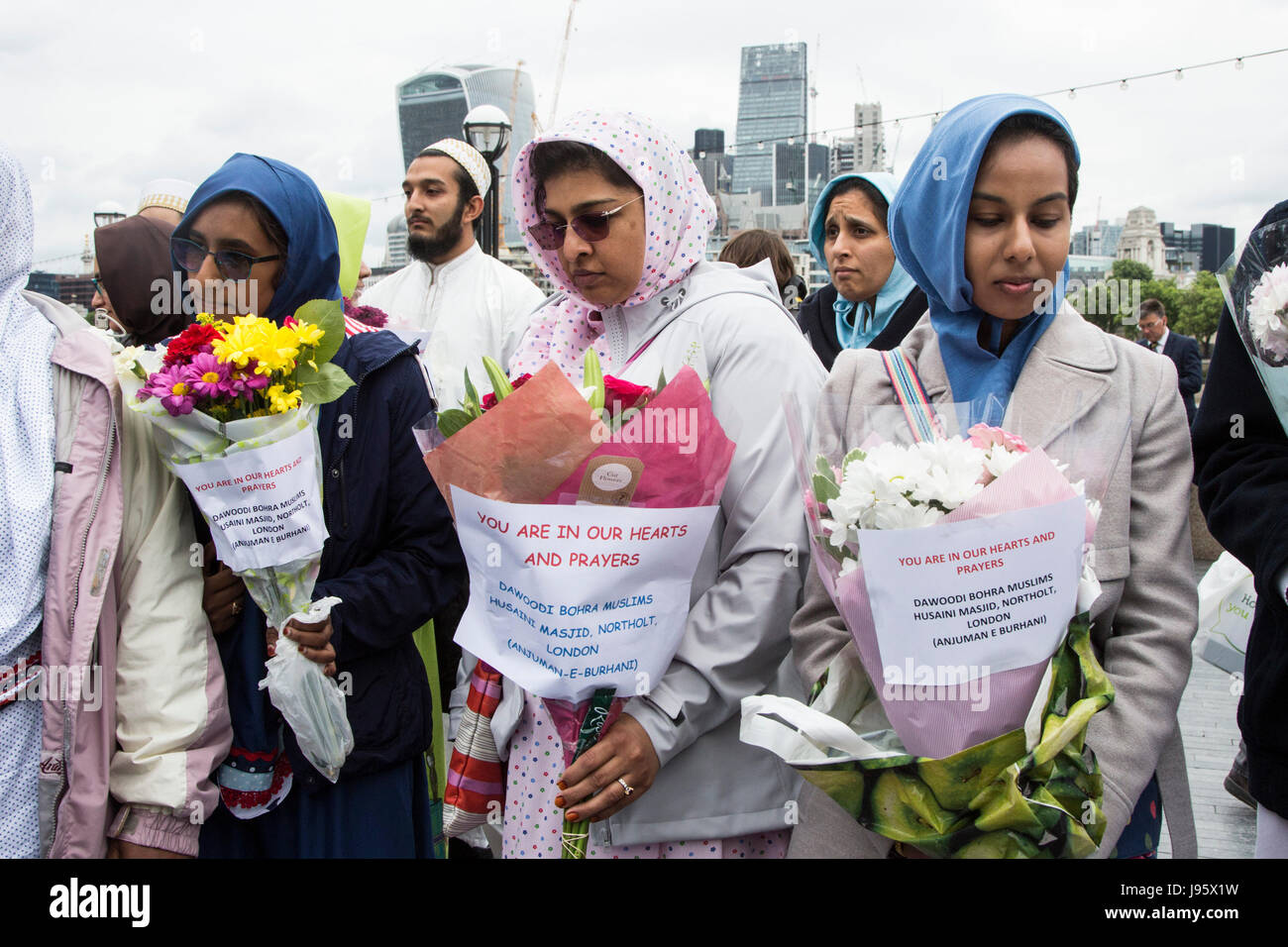 London, UK. 5th June, 2017. Dawoodi Bohra Muslims Husaini Masjid from ...