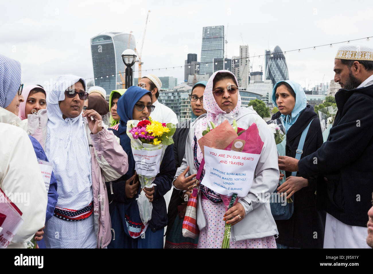 London, UK. 5th June, 2017. Dawoodi Bohra Muslims Husaini Masjid from ...