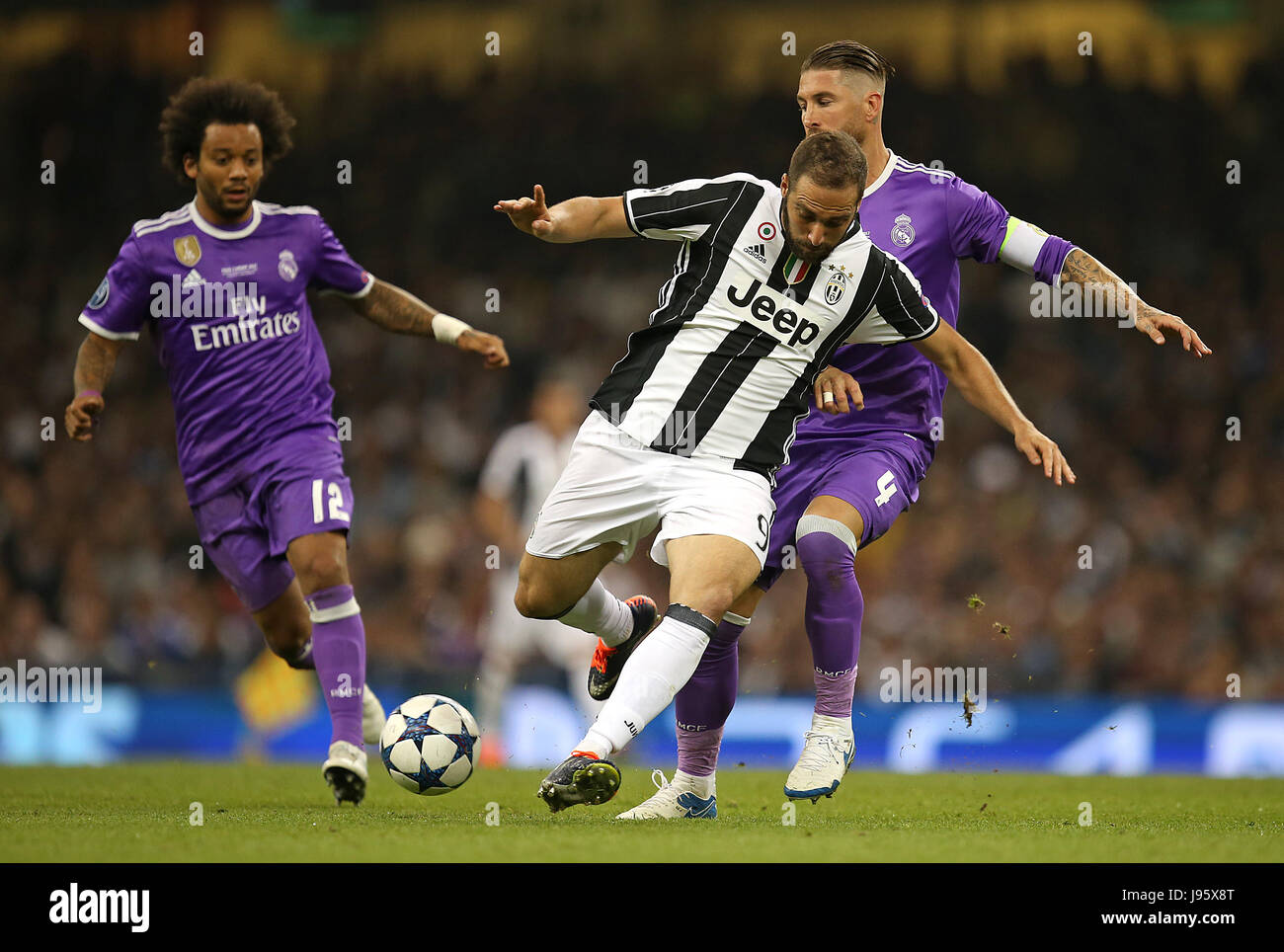 Uefa champions league final real madrid v juventus hi-res stock ...