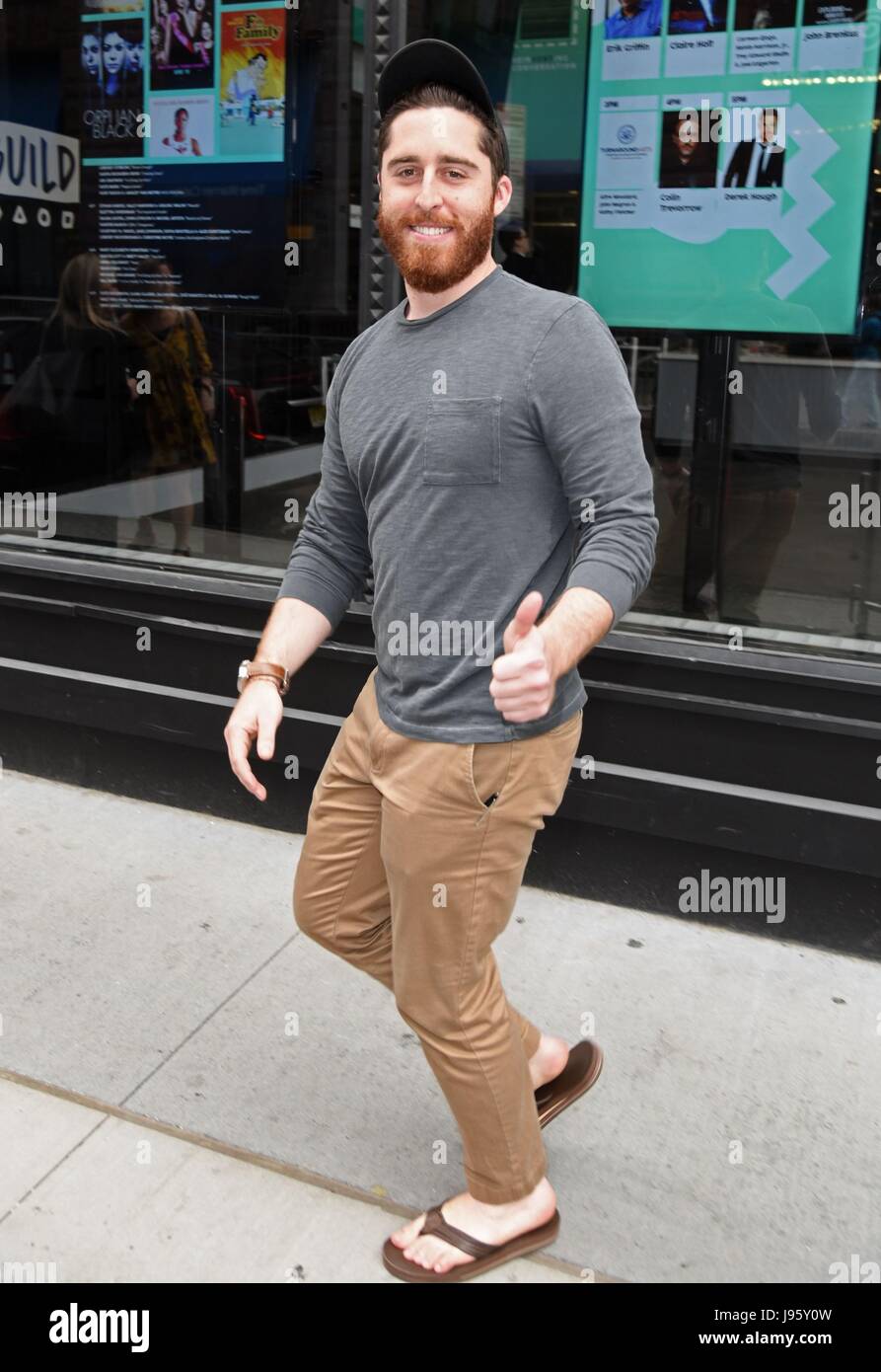 New York, NY, USA. 5th June, 2017. Trey Edward Shults out and about for ...