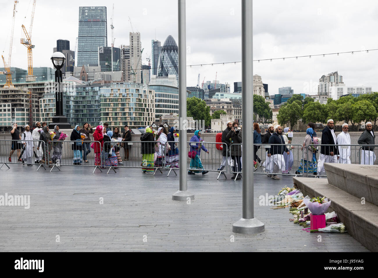 London, UK. 5th June, 2017. Representatives of London's Muslim ...
