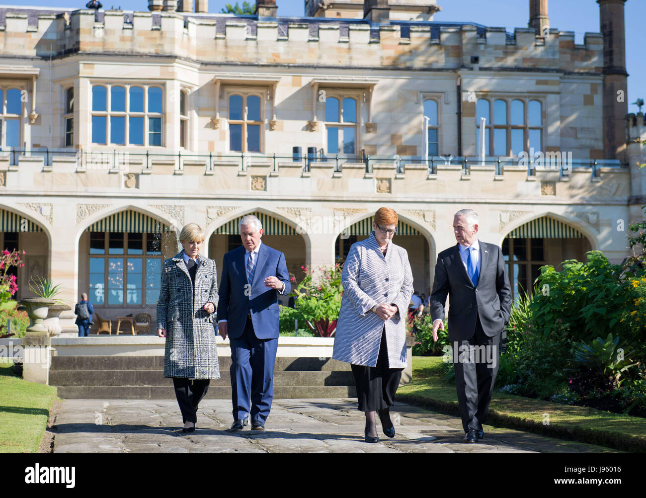 Sydney, Australia. 05th June, 2017. U.S. and Australian ministers take ...