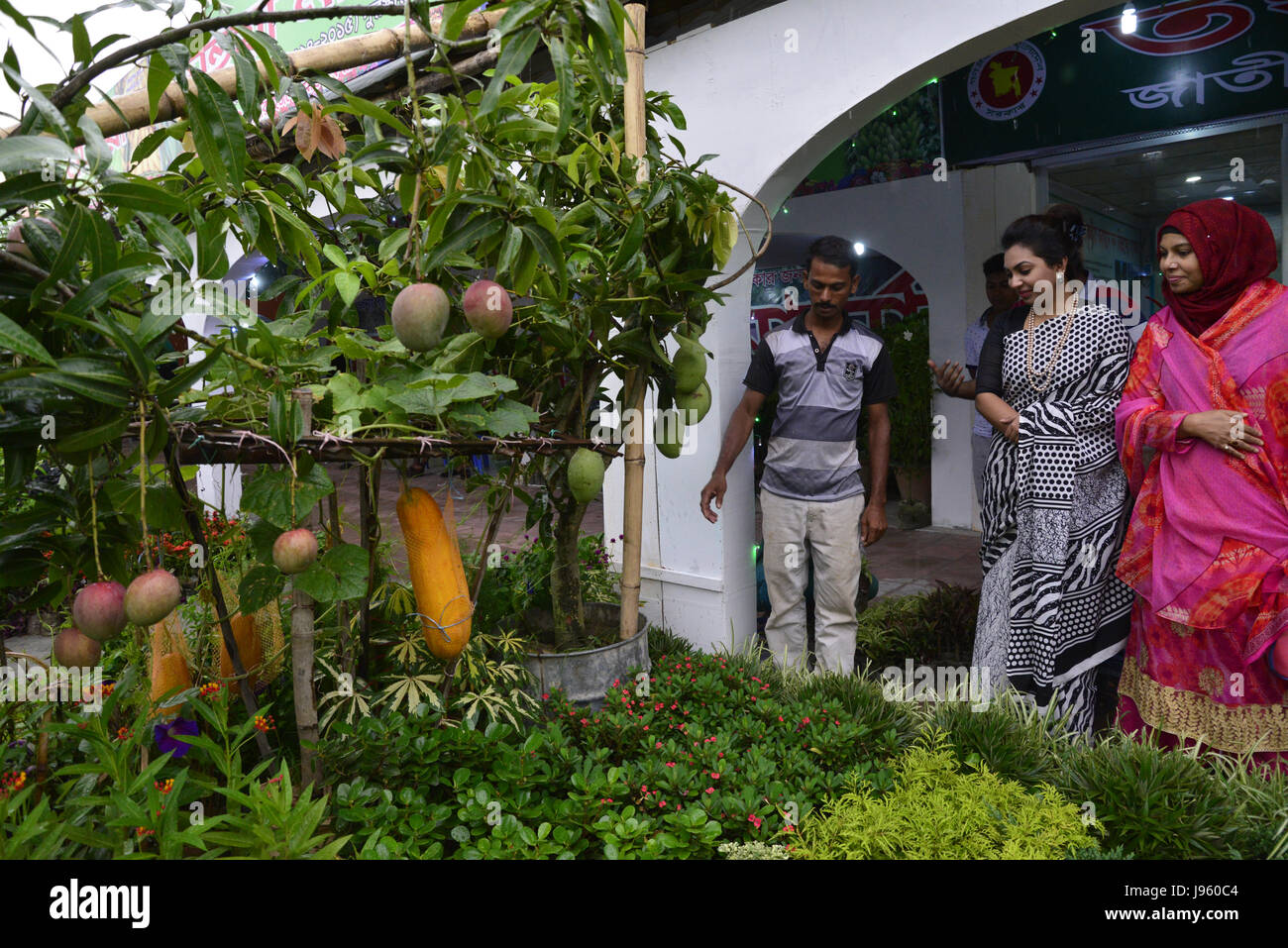Bangladeshi peoples visits in the National Tree Fair at Agargaong in ...