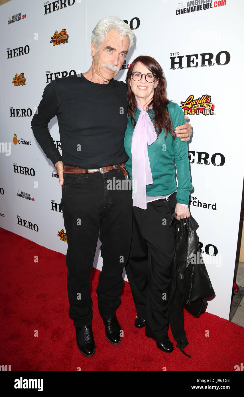 Los Angeles, Ca, USA. 5th June, 2017. Sam Elliott and Megan Mullally at the Los Angeles Premiere ...