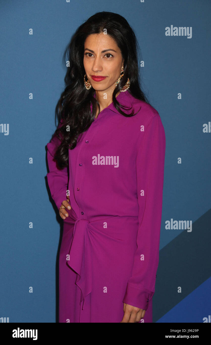 New York, New York, USA. 5th June, 2017. HUMA ABEDIN attends the 2017 ...