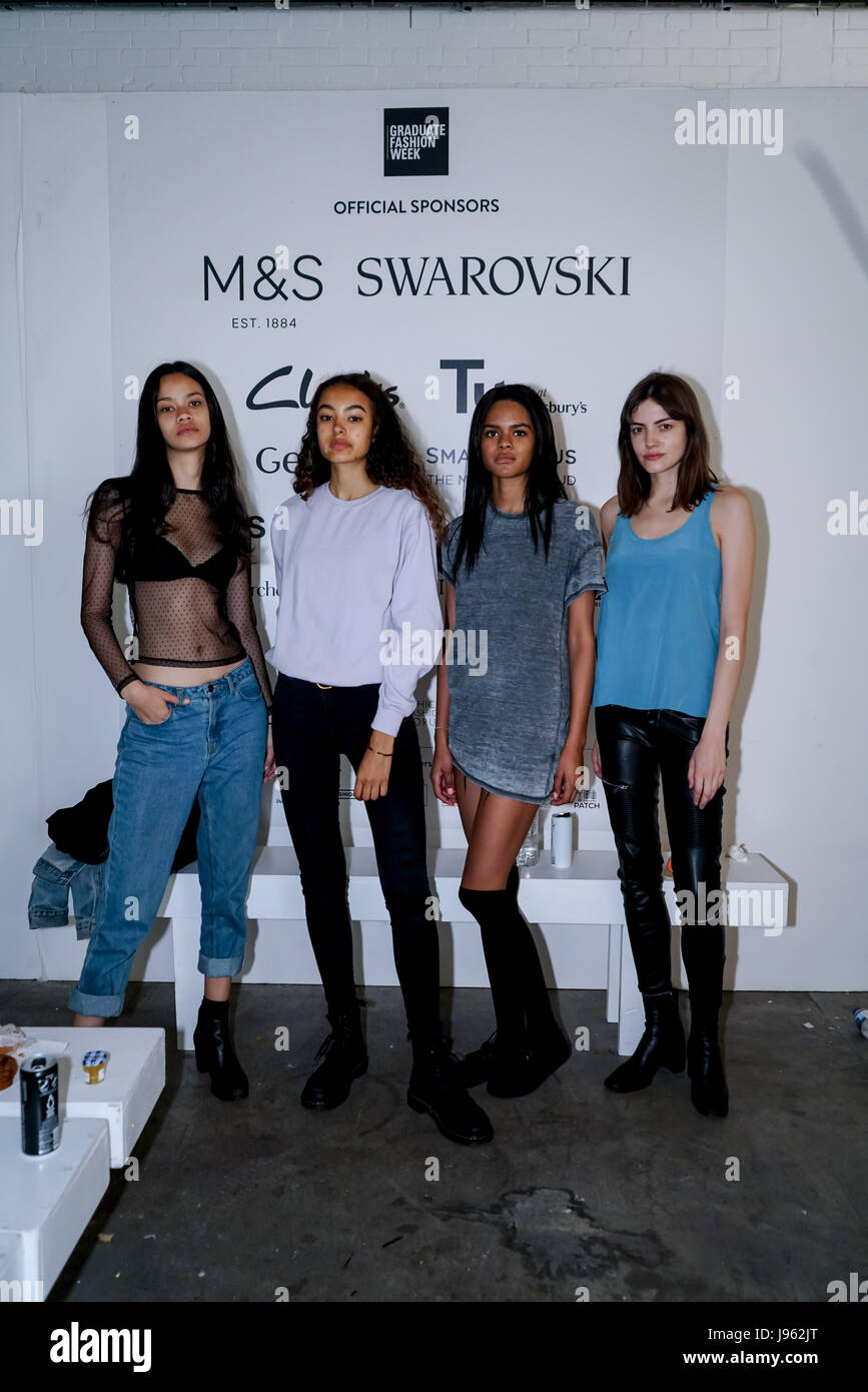 London, England, UK. 5th June, 2017. The backstage makeup artists ...