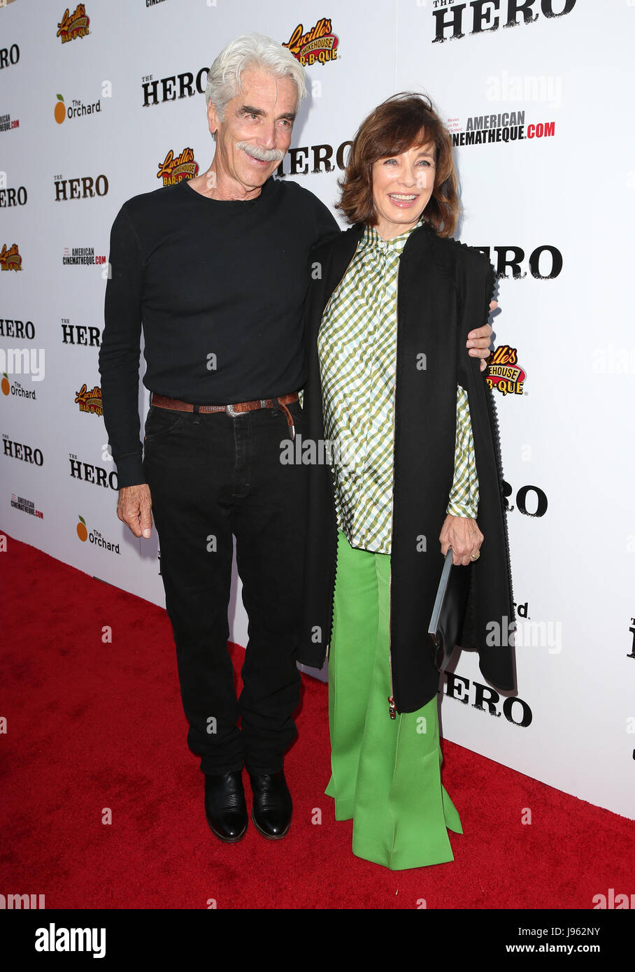 Hollywood, California, USA. 05th June, 2017. Sam Elliott, Anne Archer ...