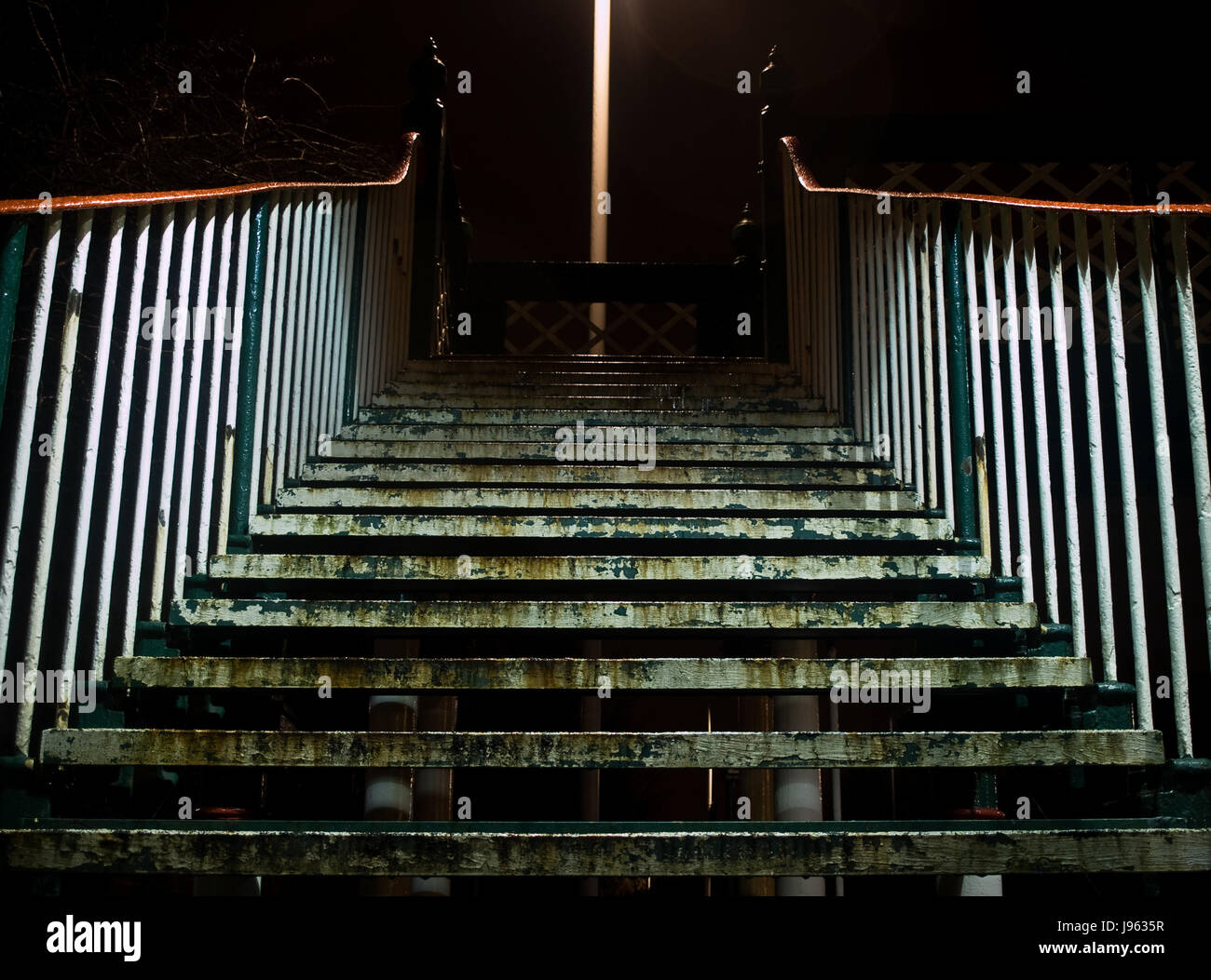 stairs, night, nighttime, darkness, entrance, door, evening, look ...