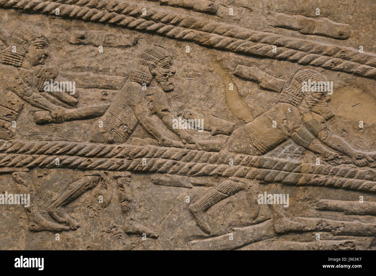 Assyrian relief captives hi-res stock photography and images - Alamy