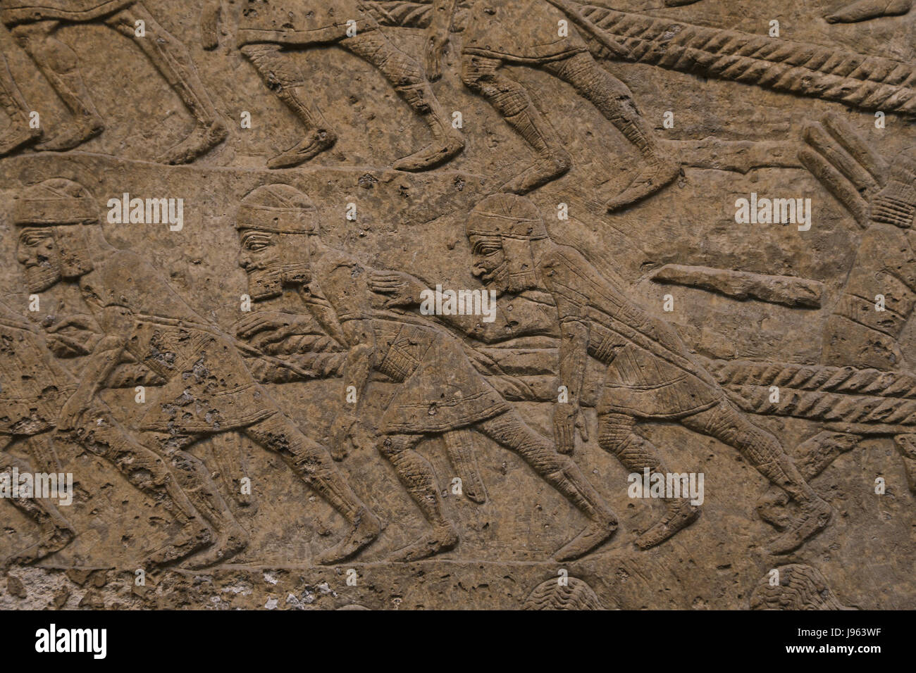 Assyrian, 640-620 BC. Nineveh, South-West Palace Court VI. Approaching ...