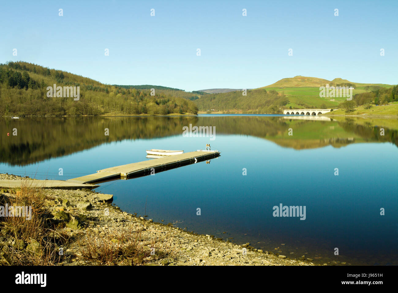 england, water, blue, tree, trees, mountains, bridge, england, sight ...