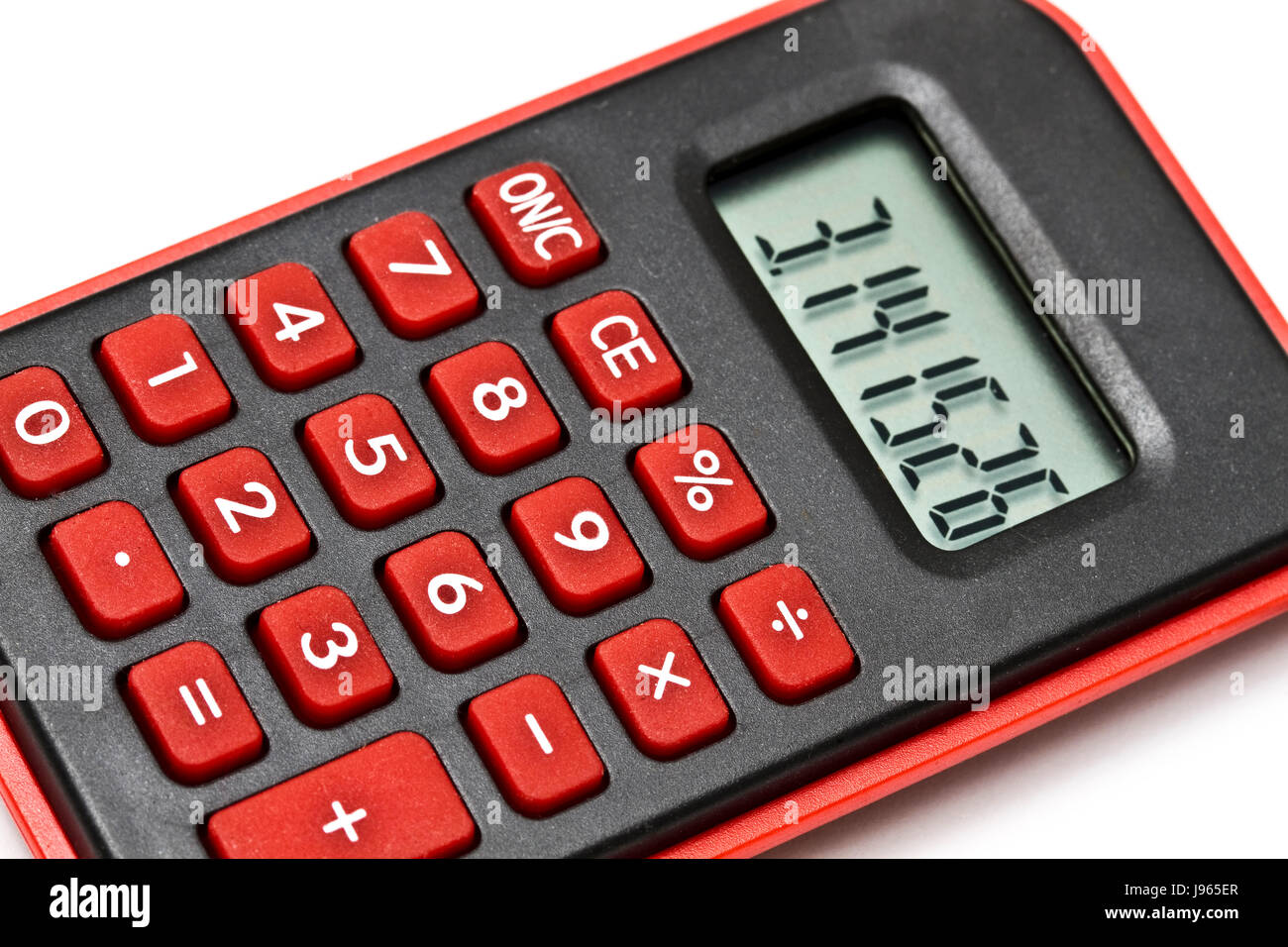 office, calculation, tool, object, single, isolated, closeup, modern ...