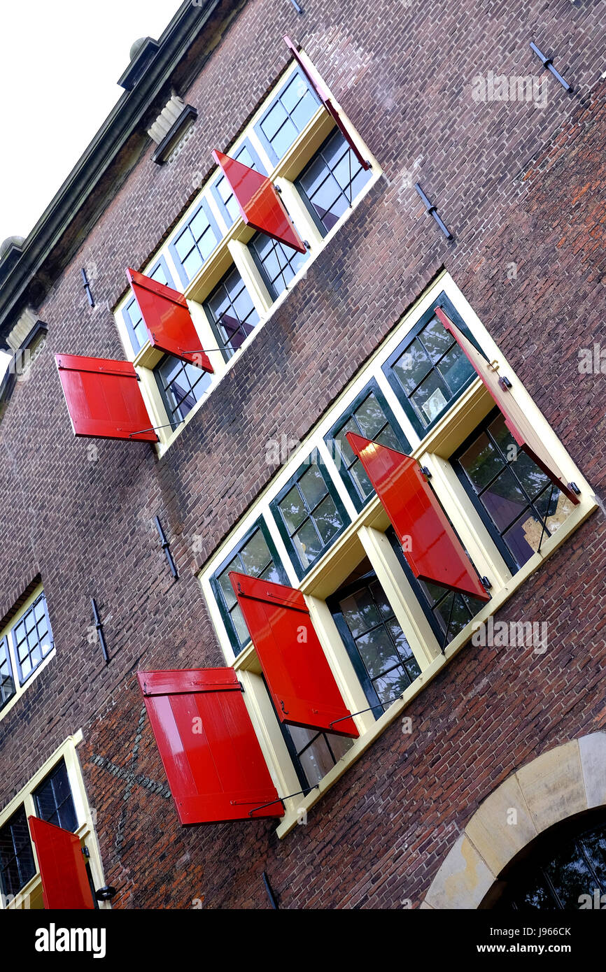 Dutch house open window hi-res stock photography and images - Alamy