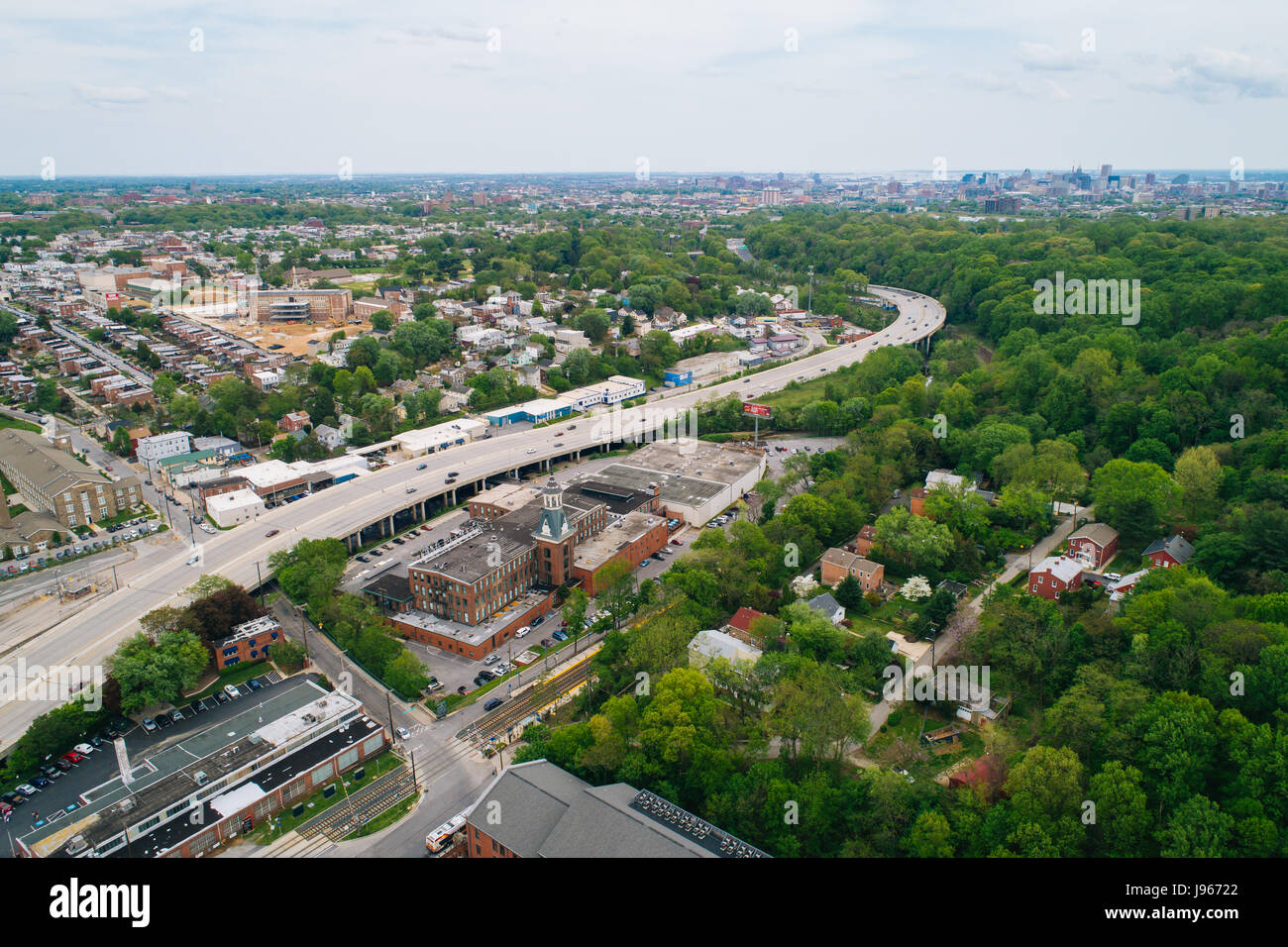 Baltimore jones falls expressway hi-res stock photography and images ...