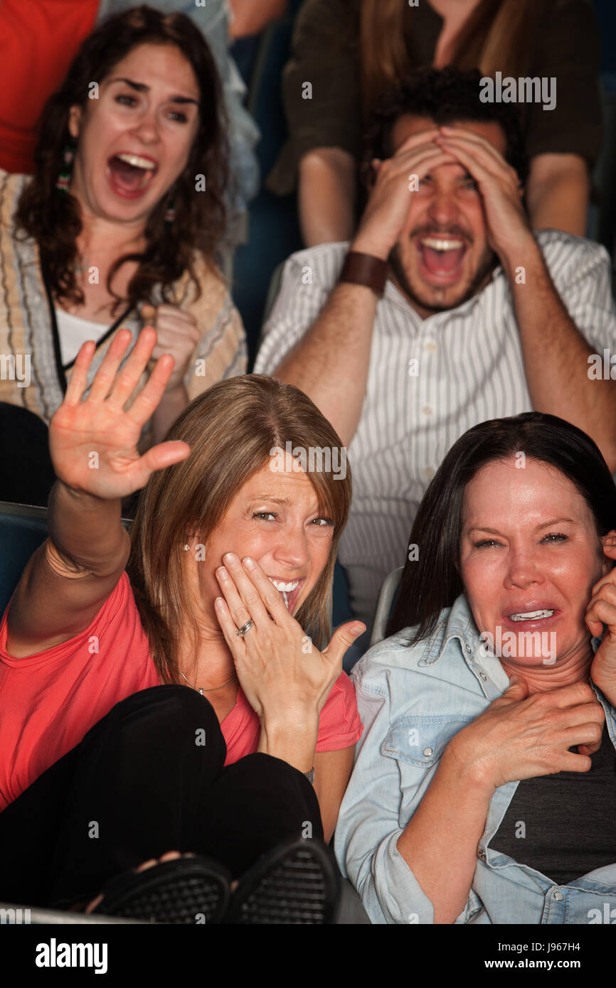 Stadium audience scared hi-res stock photography and images - Alamy