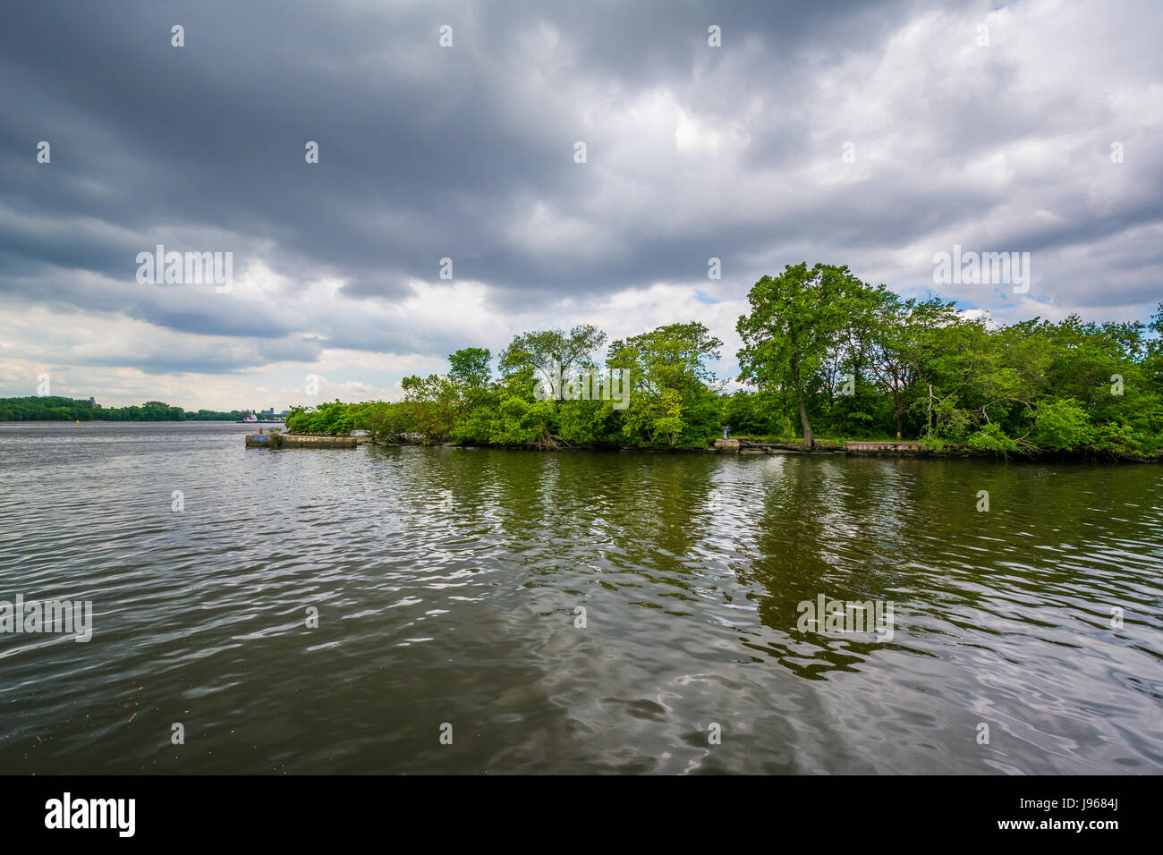 The Delaware River, in Philadelphia, Pennsylvania Stock Photo - Alamy