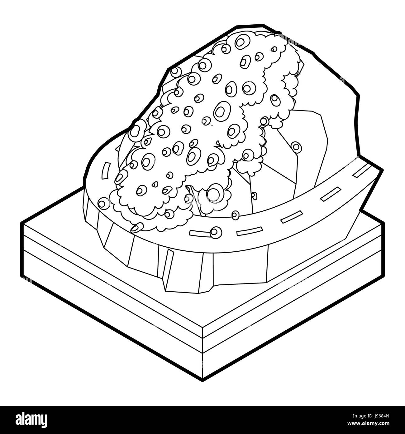 Boulder outline Black and White Stock Photos & Images - Alamy