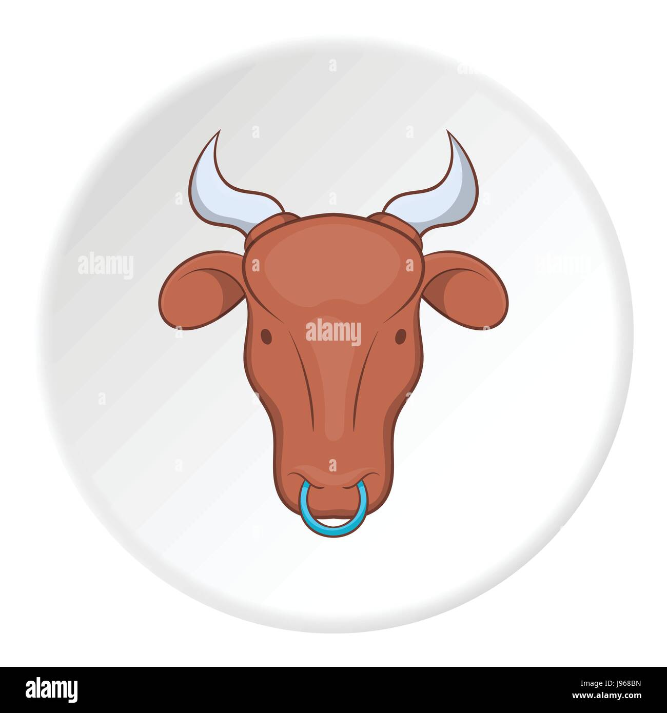 Cow icon, cartoon style Stock Vector Image & Art - Alamy