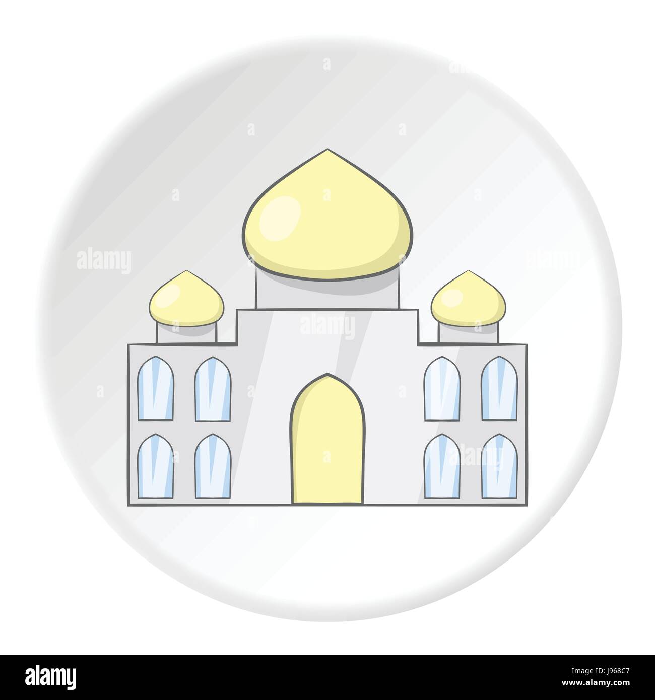 Taj Mahal icon, cartoon style Stock Vector Image & Art - Alamy