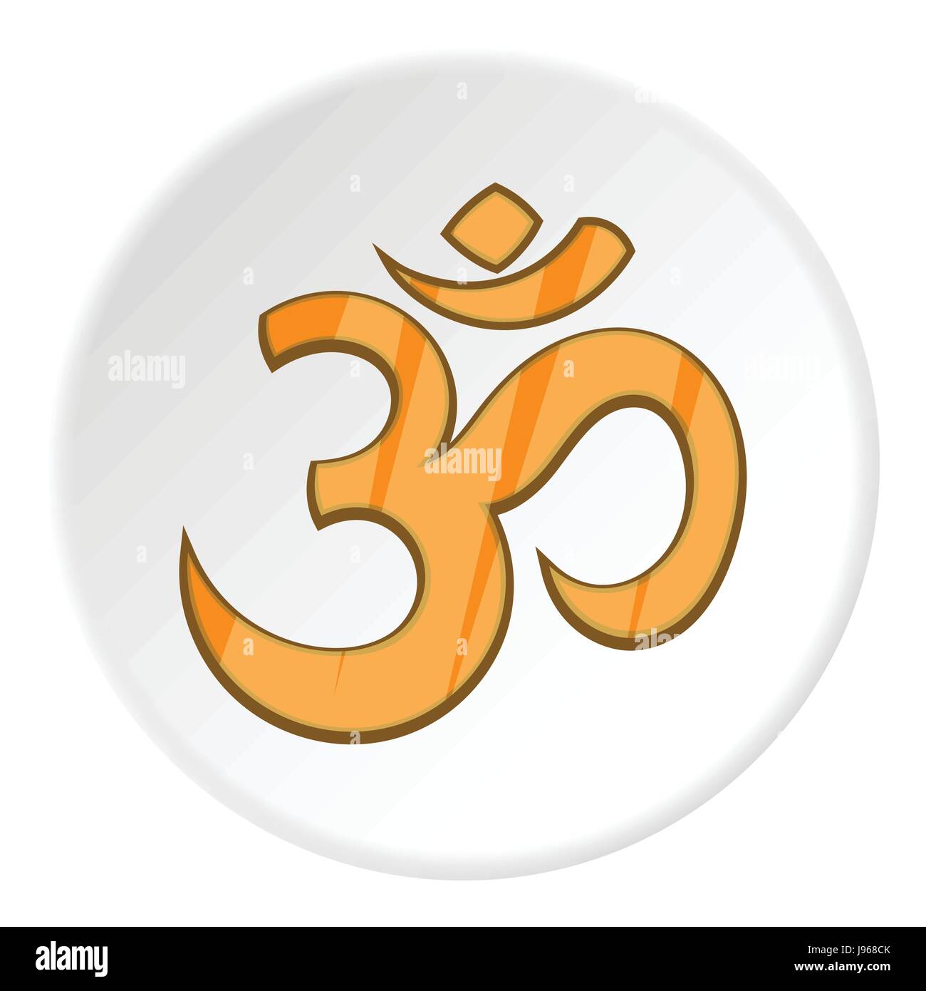 Om sign icon, cartoon style Stock Vector Image & Art - Alamy