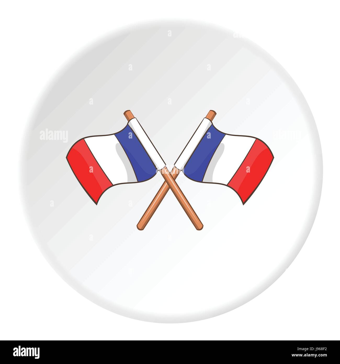 Flag of France icon, cartoon style Stock Vector Image & Art - Alamy