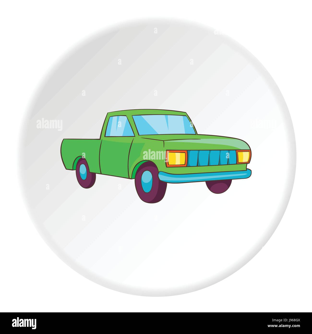 Pickup icon, cartoon style Stock Vector Image & Art - Alamy