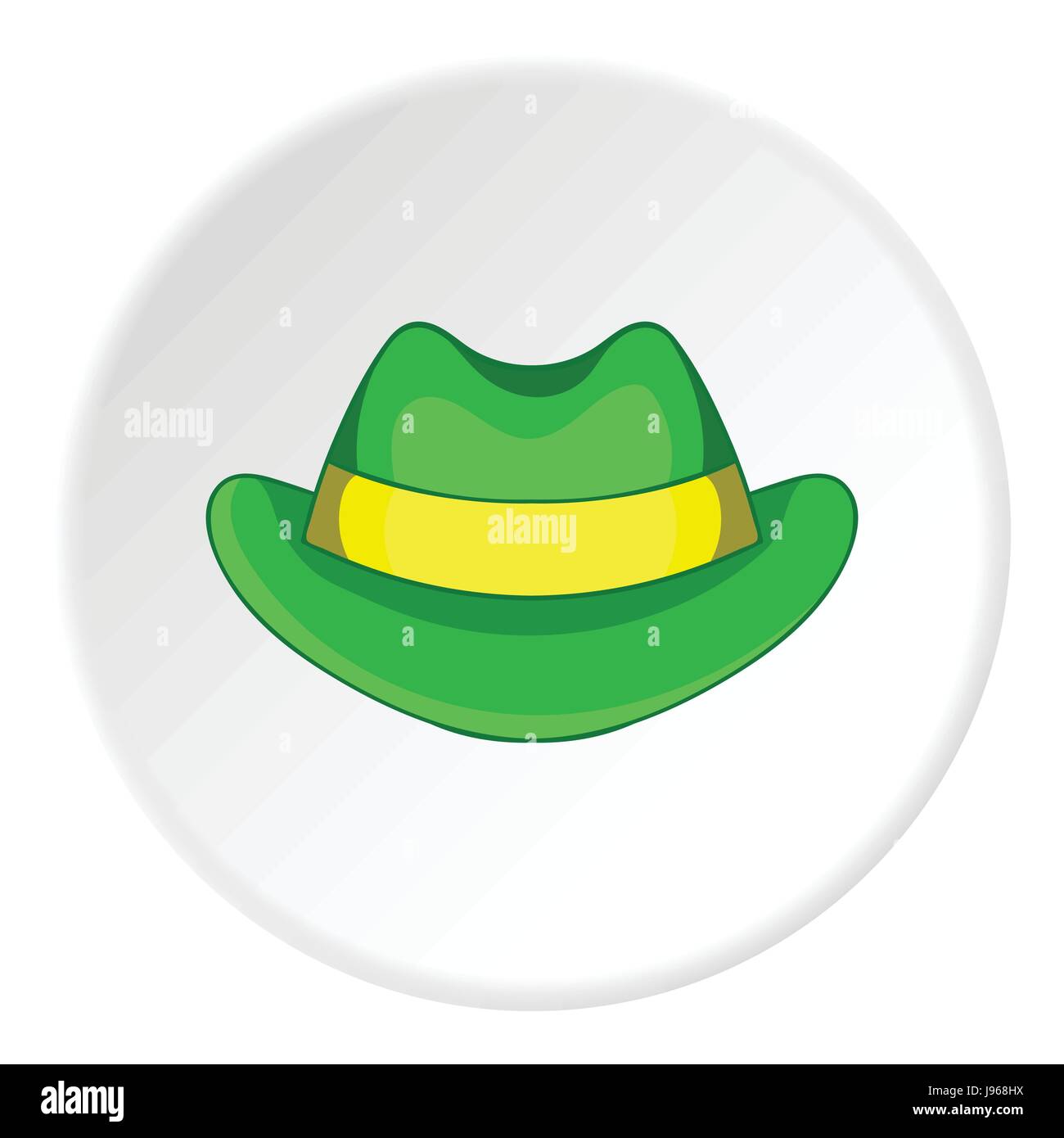 Green hat icon, cartoon style Stock Vector Image & Art - Alamy