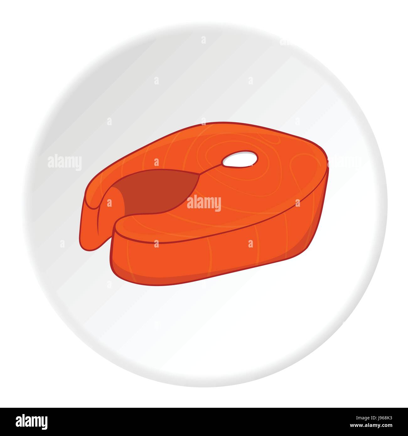 Fish fillet icon, cartoon style Stock Vector Image & Art - Alamy