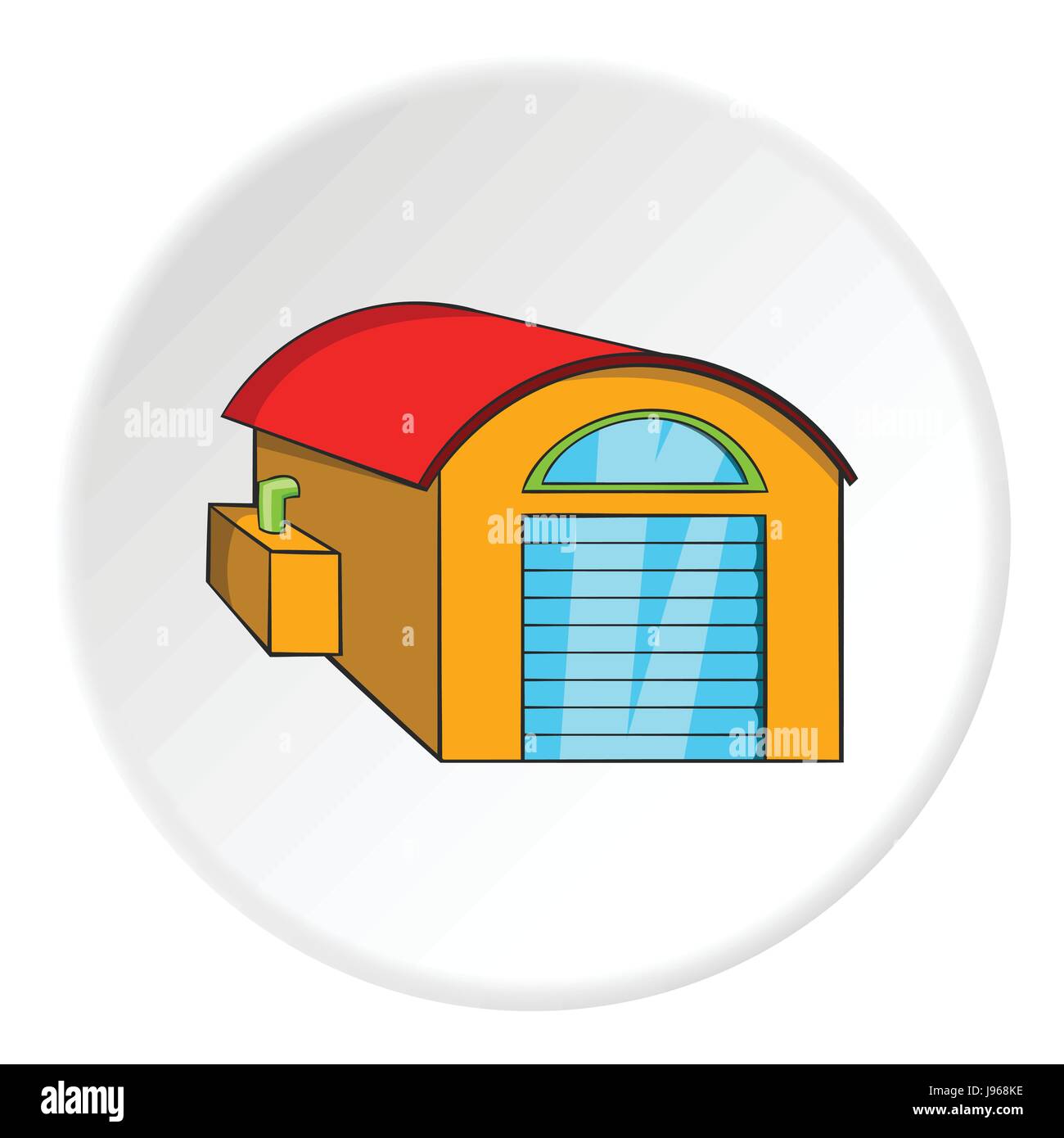 Warehouse icon, cartoon style Stock Vector Image & Art - Alamy