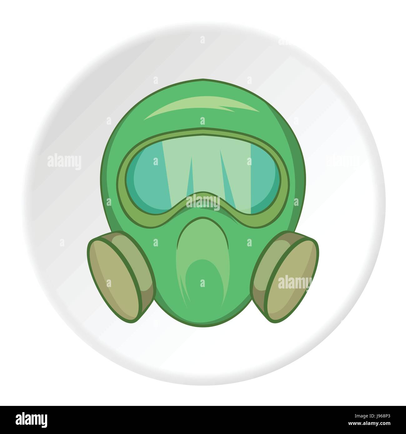 Gas mask icon, cartoon style Stock Vector Image & Art - Alamy