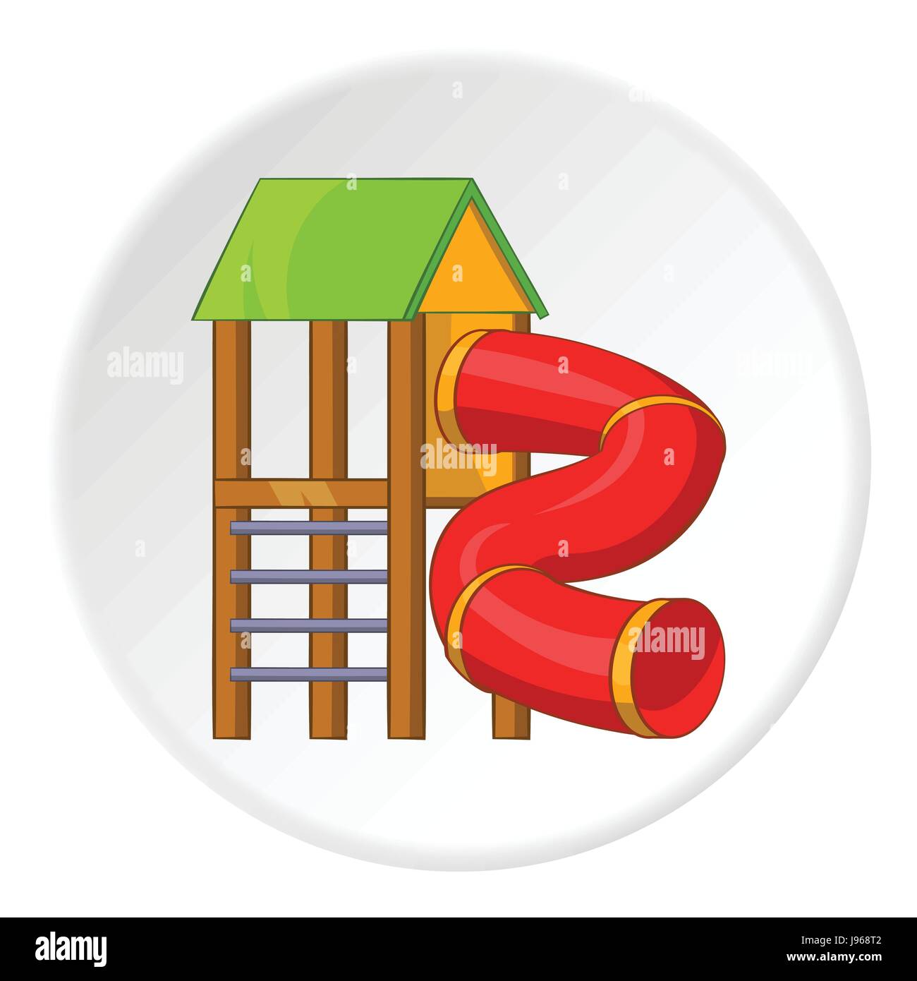 Slide pipe icon, cartoon style Stock Vector Image & Art - Alamy