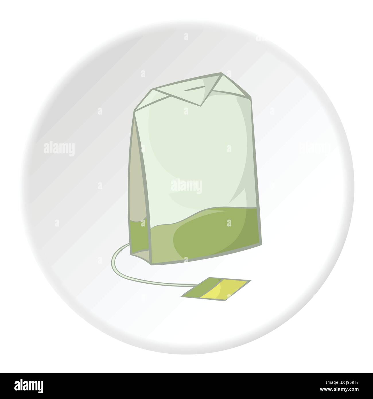 Tea bag icon, cartoon style Stock Vector Image & Art - Alamy