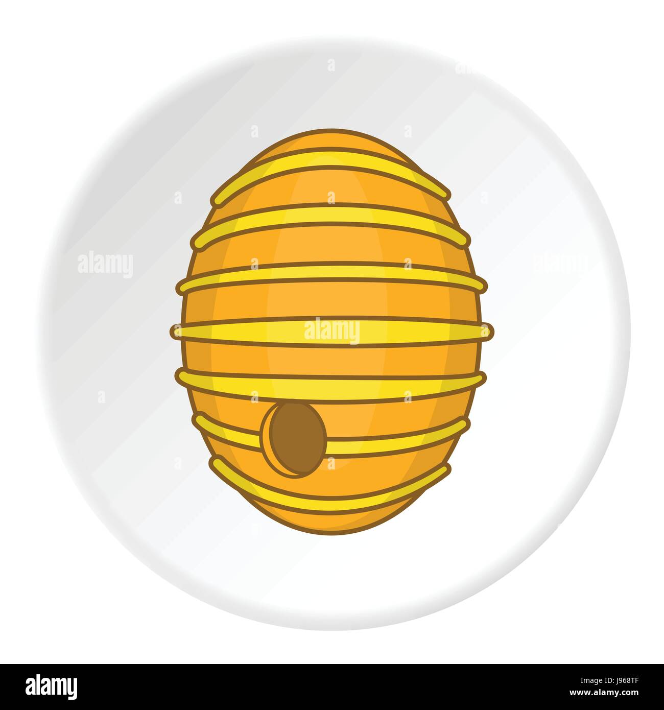 Beehive icon, cartoon style Stock Vector Image & Art - Alamy