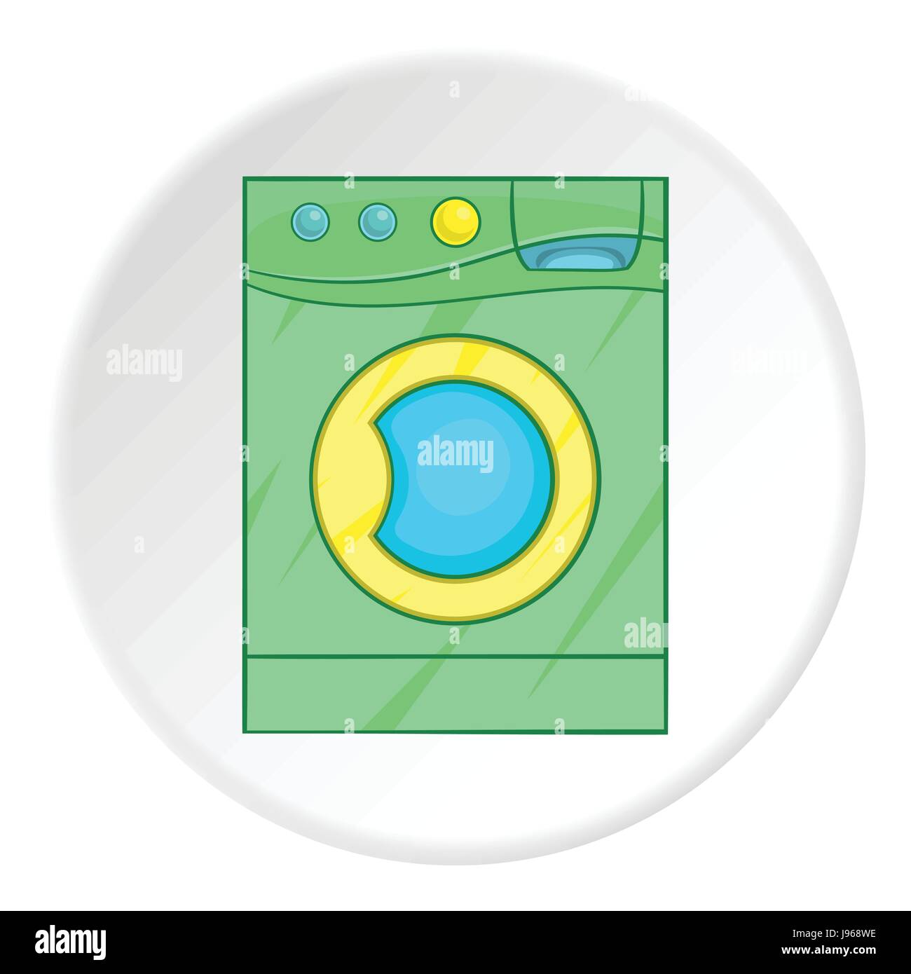 Green washer icon, cartoon style Stock Vector Image & Art - Alamy