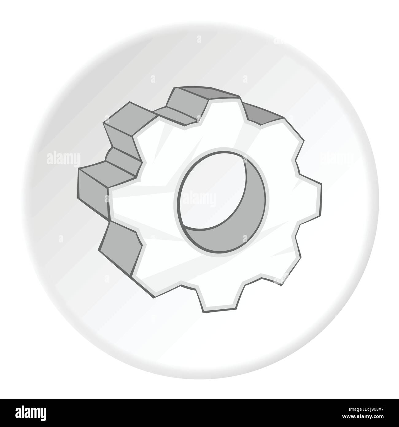 Cartoon Gear Construction Engine Work Cut Out Stock Images & Pictures ...