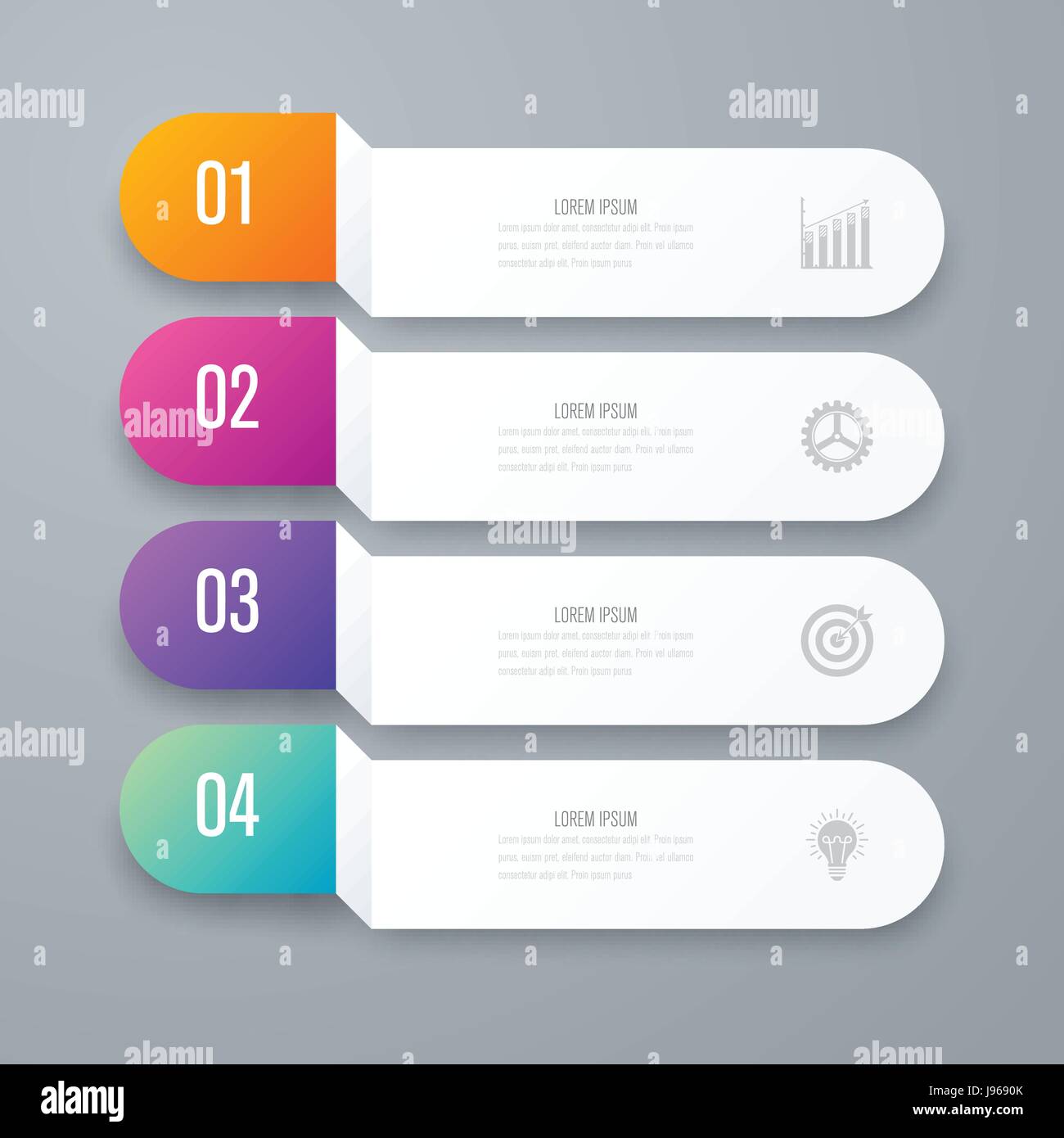 Vector illustration infographics four options Stock Vector Image & Art ...