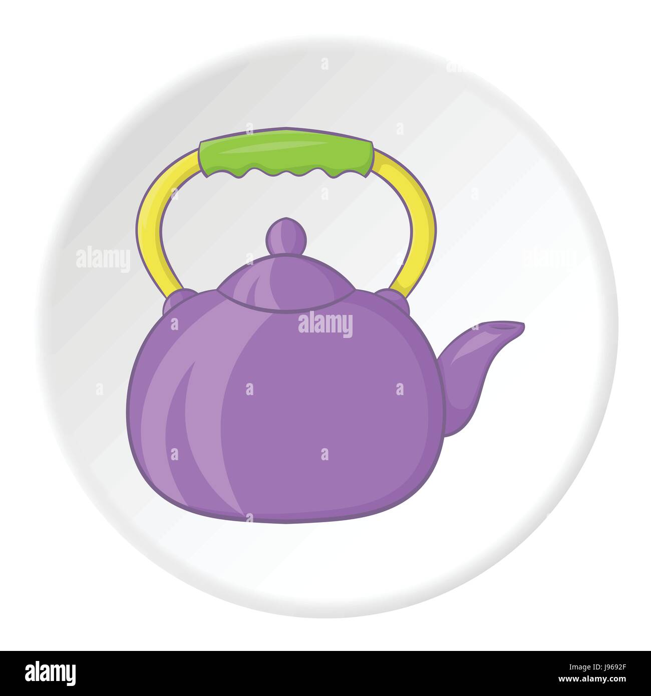 Kettle icon, cartoon style Stock Vector Image & Art - Alamy