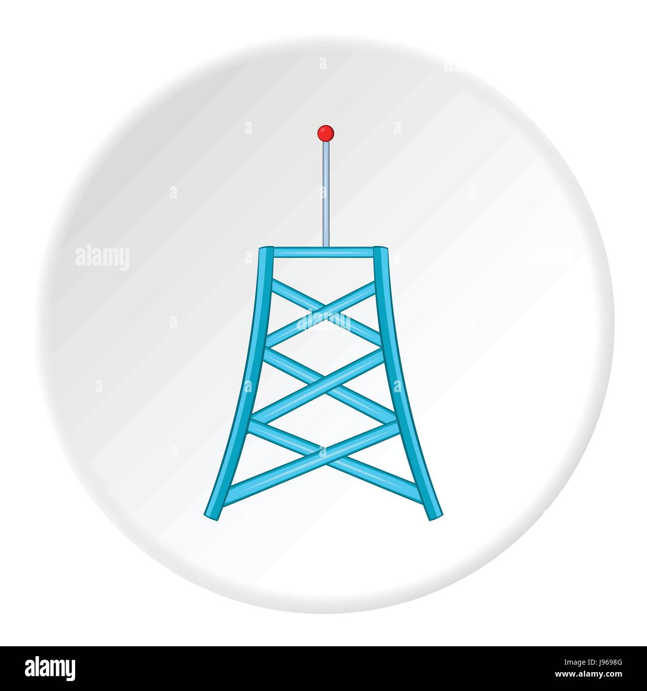 Cell phone tower icon, cartoon style Stock Vector Image & Art - Alamy