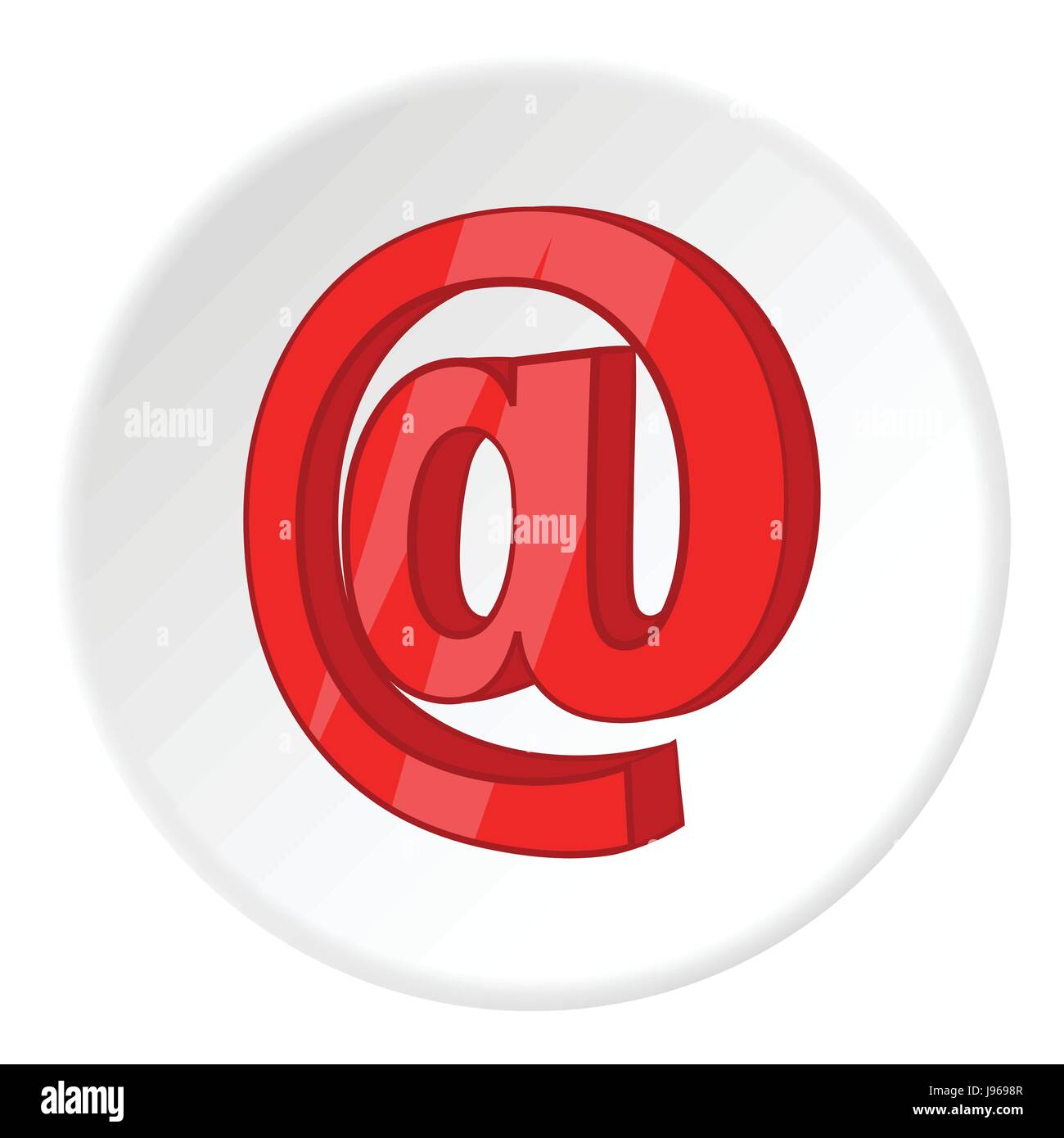Sign e-mail icon, cartoon style Stock Vector Image & Art - Alamy