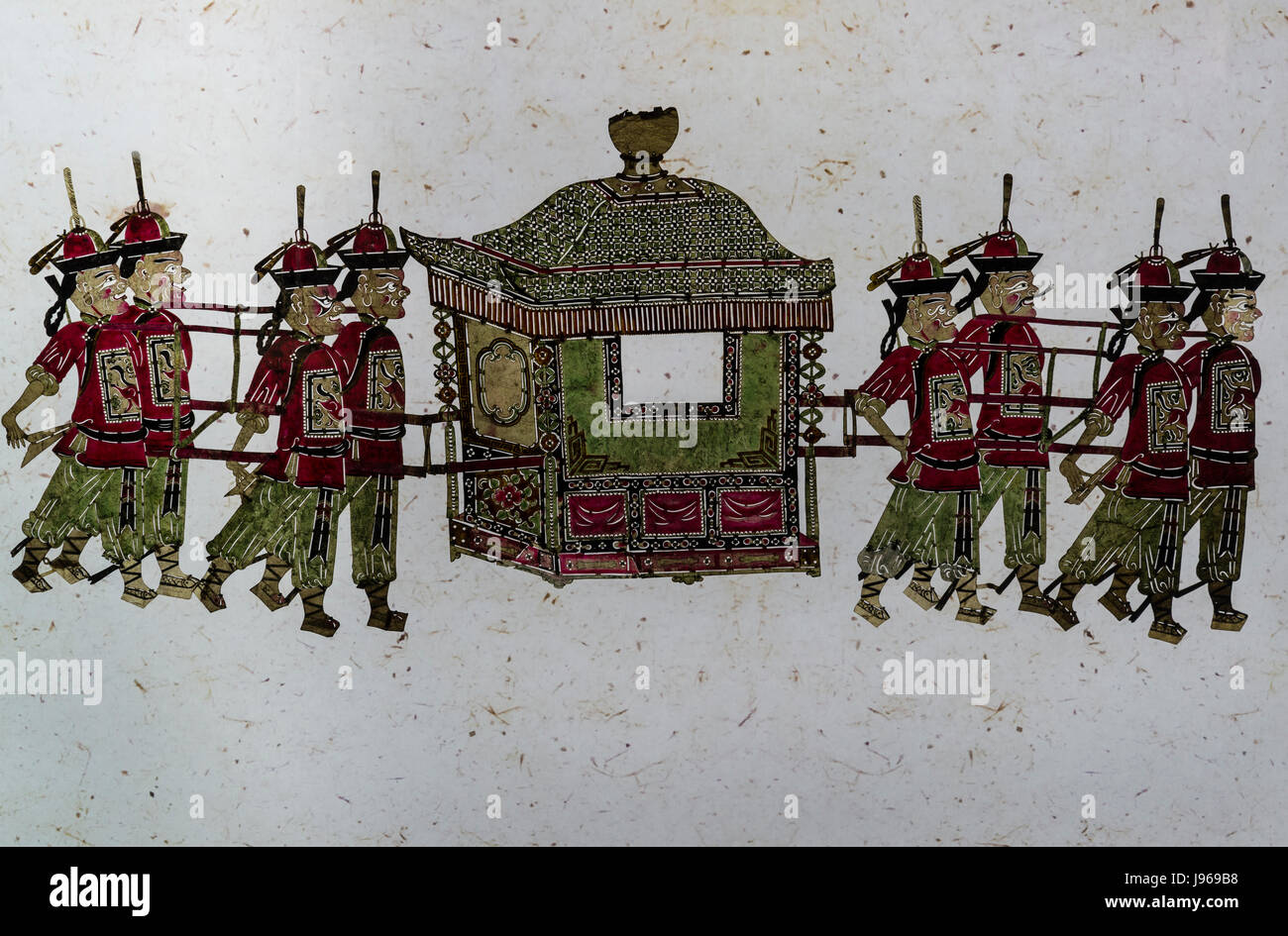 Chinese paper-cuts, Bell Tower, Xi'an, Shaanxi province, China Stock ...