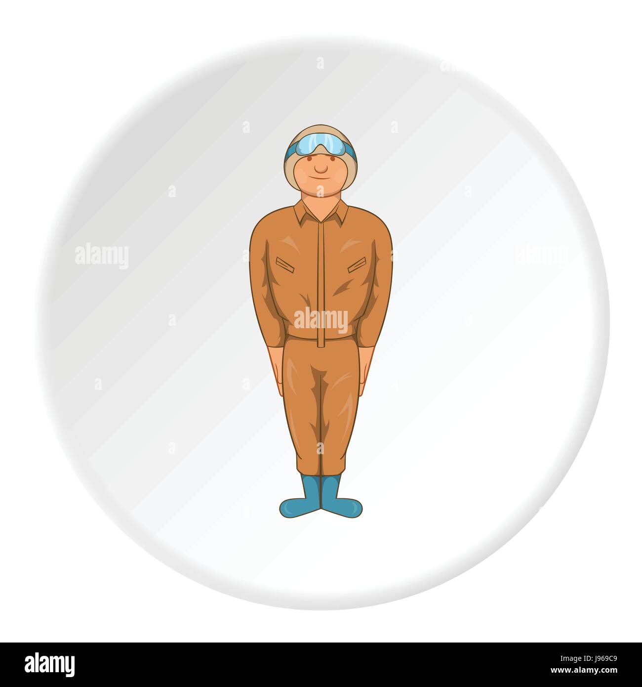 Pilot icon, cartoon style Stock Vector Image & Art - Alamy