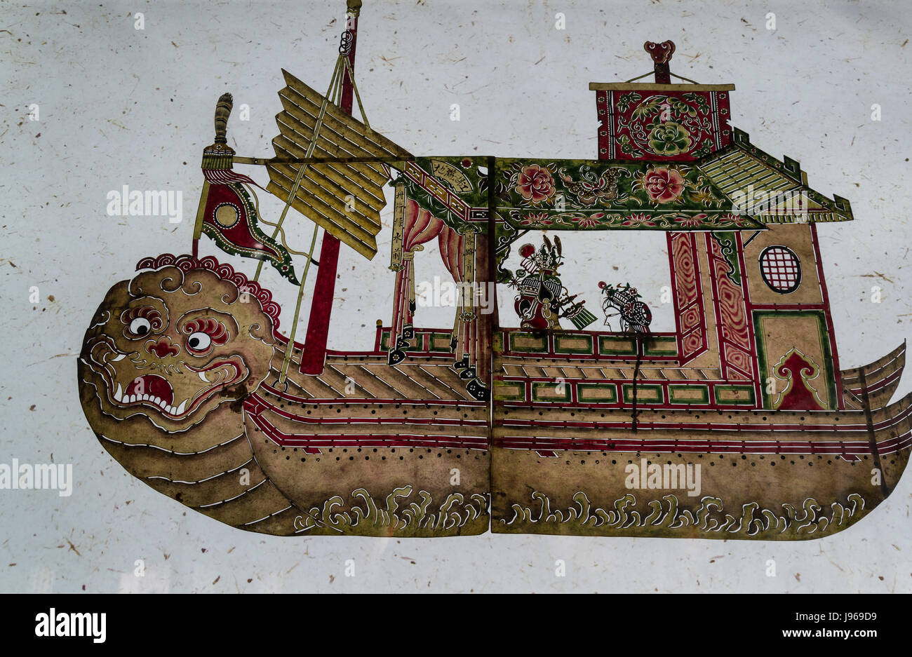 Chinese paper-cuts, Bell Tower, Xi'an, Shaanxi province, China Stock ...