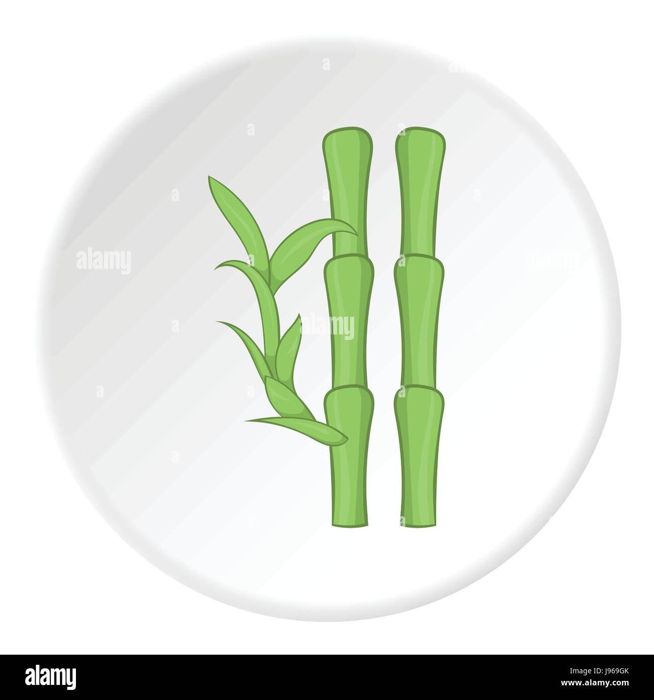 Bamboo icon, cartoon style Stock Vector Image & Art - Alamy