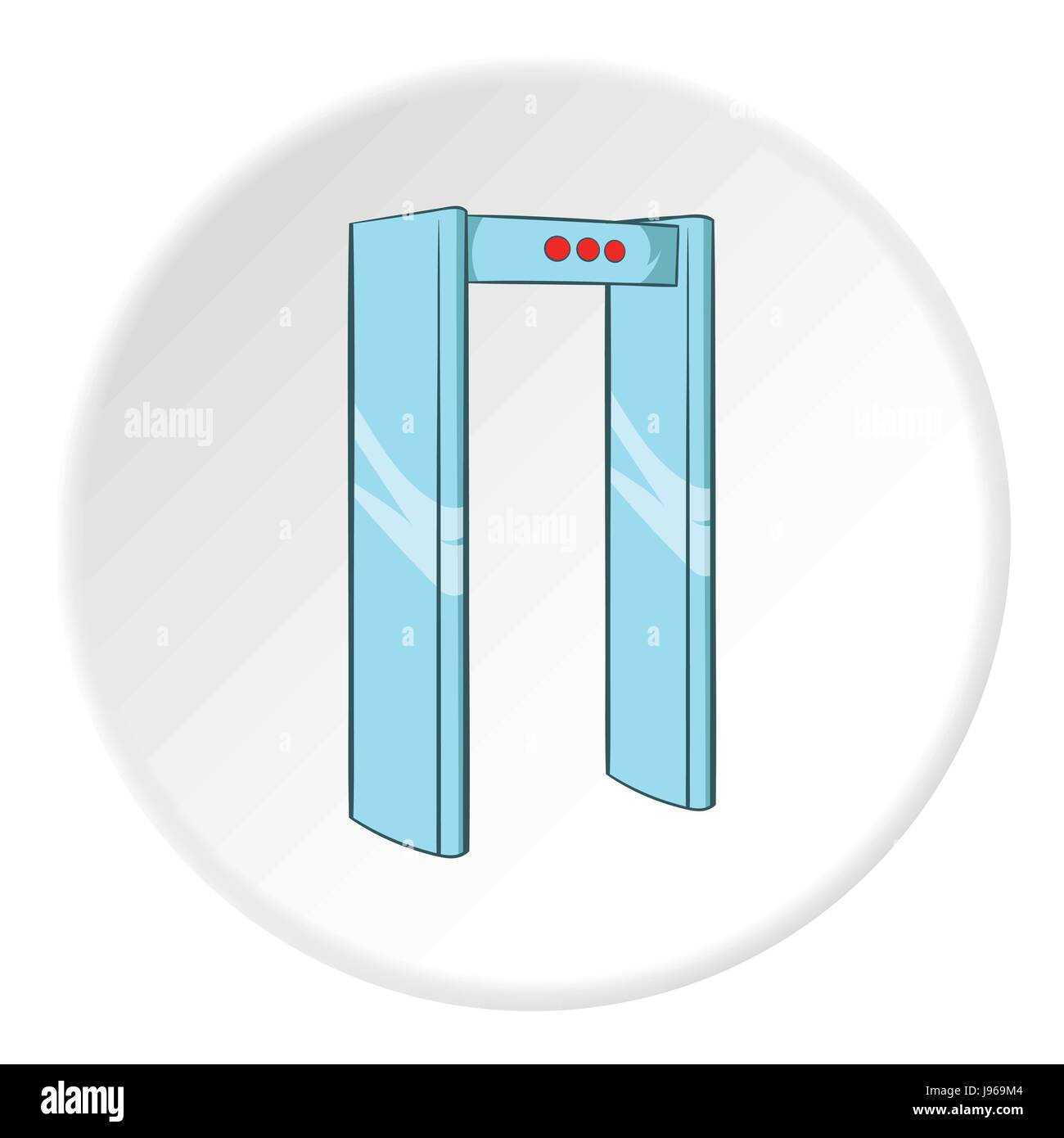 Check on metal detector icon, cartoon style Stock Vector Image & Art ...