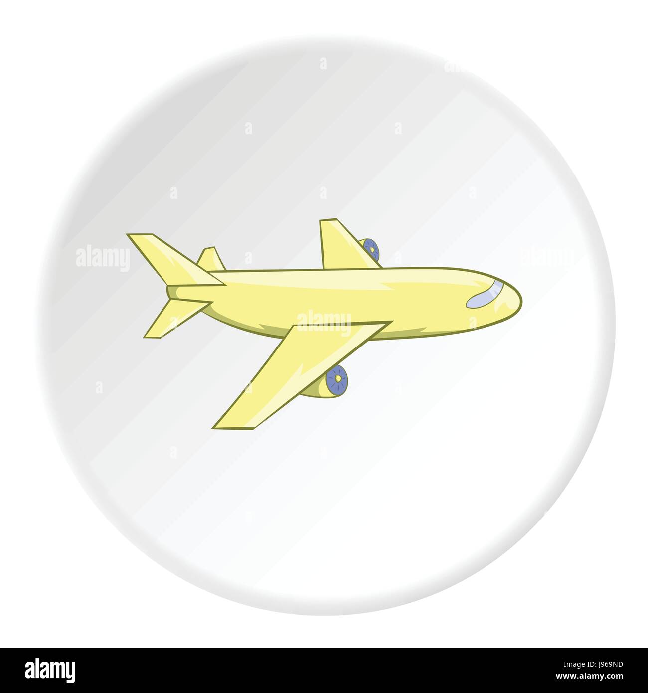 Plane icon, cartoon style Stock Vector Image & Art - Alamy