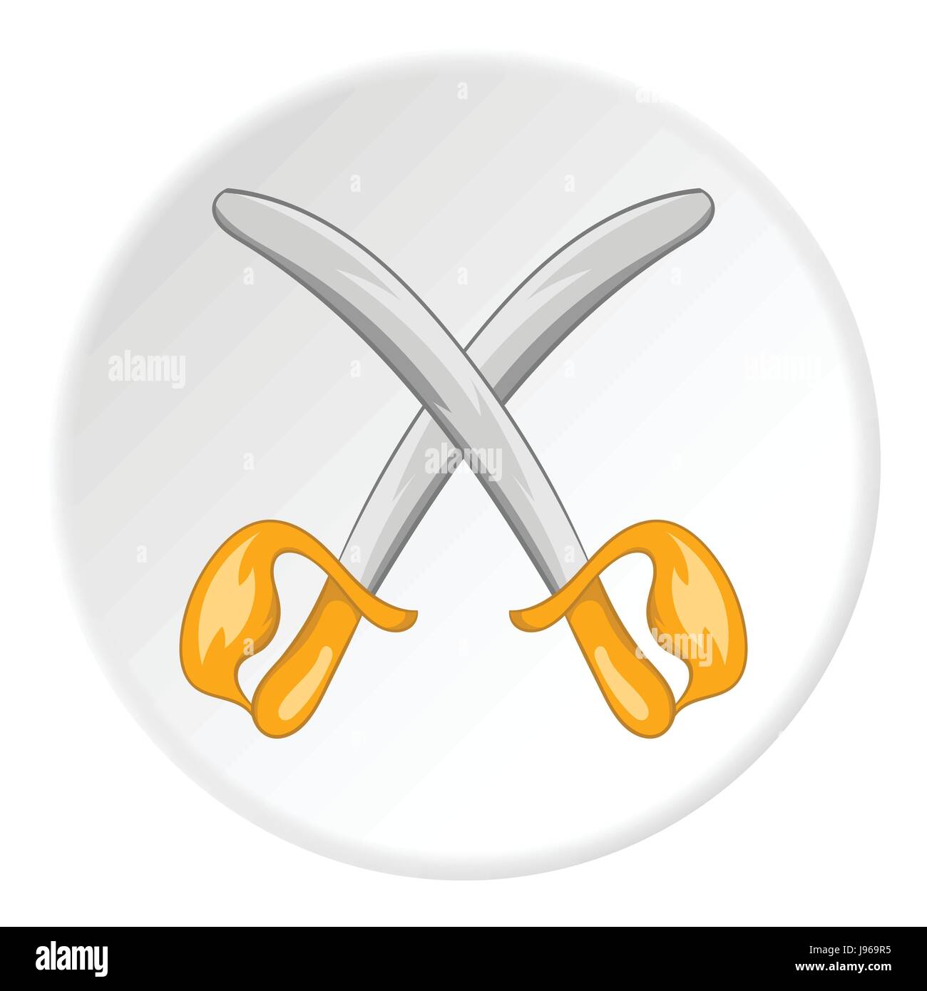 Toy swords icon, cartoon style Stock Vector Image & Art - Alamy